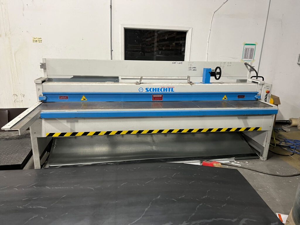 Schechtl Shear | Used Metal Roofing Machines