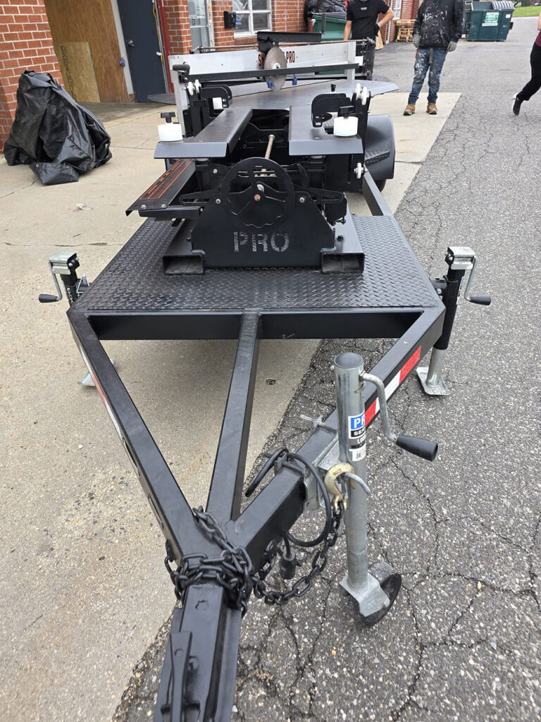 ESE Machinery Snap table with trailer | Used Metal Roofing Machines